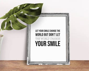 Let your smile | Etsy