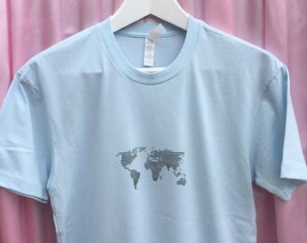 World map tshirt | Etsy