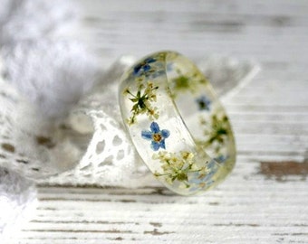 Forget me not ring | Etsy