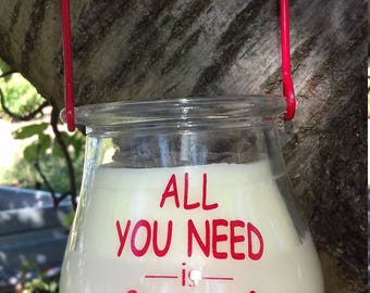 Candles with message | Etsy