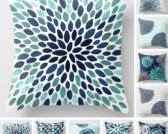 Teal pillows | Etsy