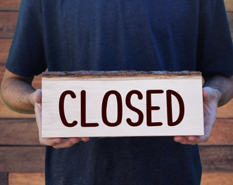 Open closed sign | Etsy