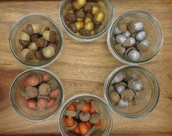 Painted acorns | Etsy