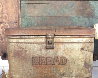 Metal bread box | Etsy