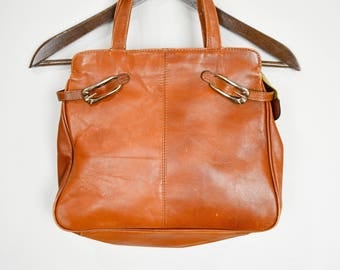 70s leather purse | Etsy