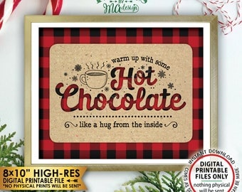 Hot chocolate sign | Etsy