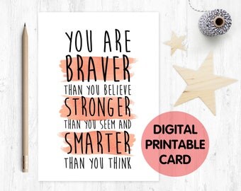 You are braver than | Etsy