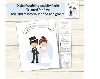 Wedding activity book | Etsy