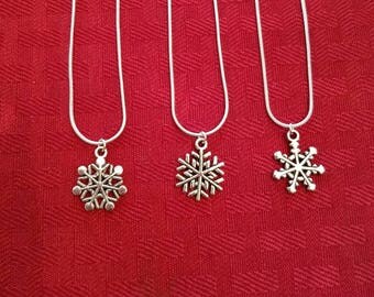 Snowflake necklace | Etsy