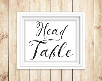 Head table sign | Etsy