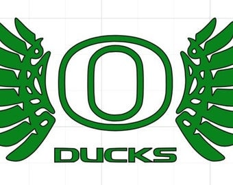 Oregon ducks decal | Etsy