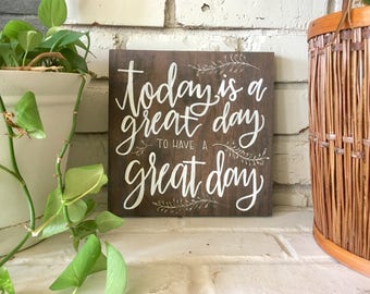 Today is a great day | Etsy