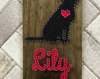 Dog string art | Etsy