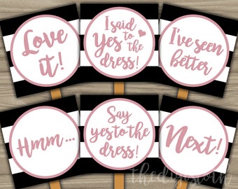 Yes no paddles | Etsy