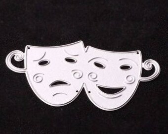 Happy sad mask | Etsy