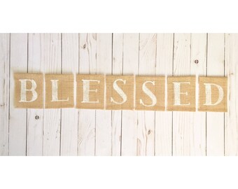 Blessed banner | Etsy