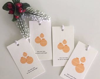 Christmas Tags Shipping Tags Holiday Gift Wrap Christmas