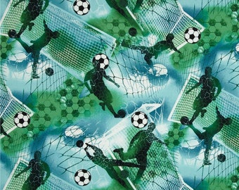 Soccer fabric | Etsy