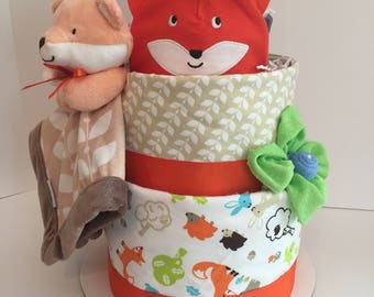 Fox diaper cake | Etsy