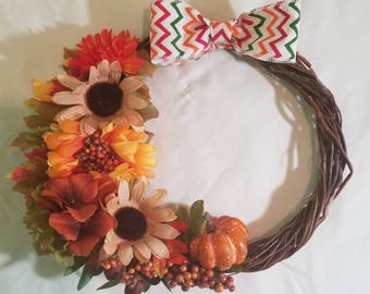 18 Religious Fall Wreath Cross Fall Wreath Fall