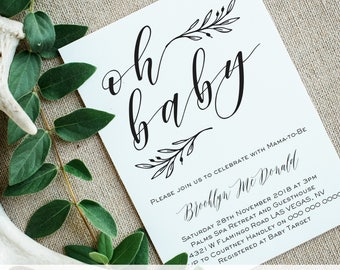 Baby shower invitation | Etsy