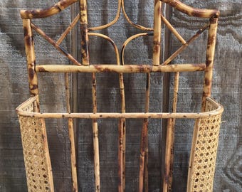 Vintage wall magazine rack | Etsy