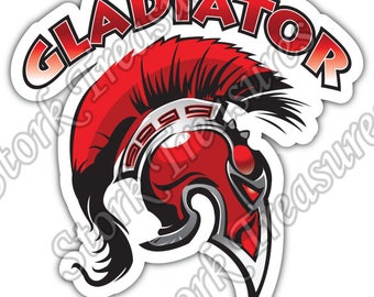 Gladiator decal | Etsy