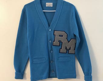 Letterman sweater | Etsy