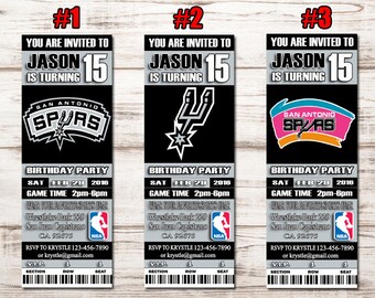 Spurs invitations | Etsy