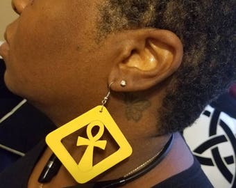 Ankh earrings | Etsy