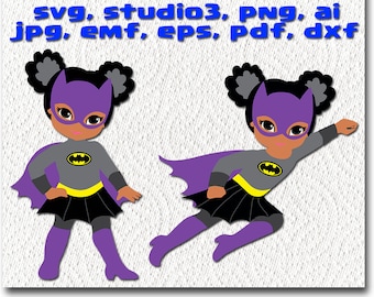Batgirl clipart | Etsy