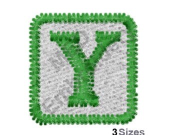 Letter y block | Etsy