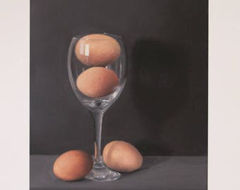 Eggs still life | Etsy