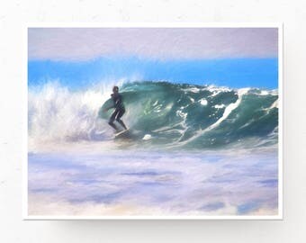 Surf poster | Etsy