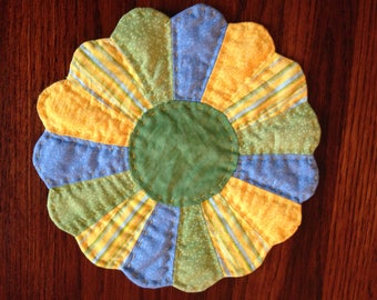 Dresden Plate Wool Mat ePATTERN DOWNLOAD