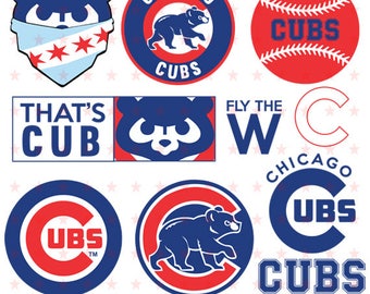 Chicago cubs svg | Etsy