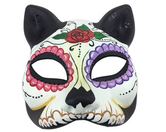 Day of the Dead CAT Dia de los Muertos Print 8 x 10 or 11 x 14