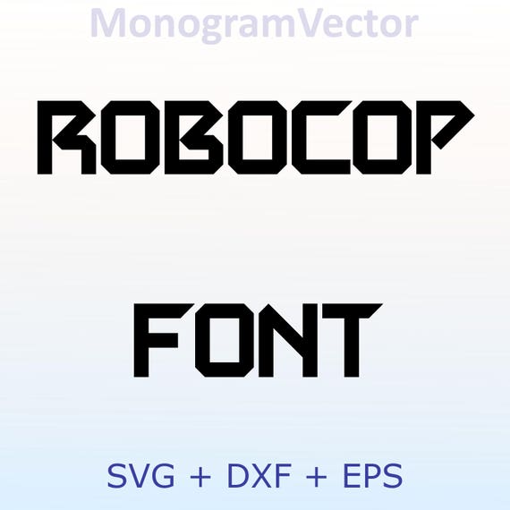 Robocop Vector Font