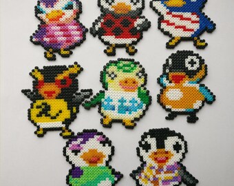 Perler bead animals | Etsy