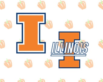 Illinois silhouette | Etsy