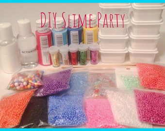 Slime birthday party | Etsy