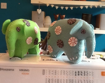 Felt elephant | Etsy