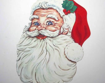 Santa face | Etsy