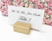 Gold table number | Etsy
