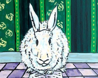 Bunny art | Etsy