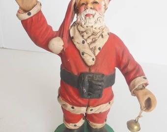 Paper mache santa | Etsy