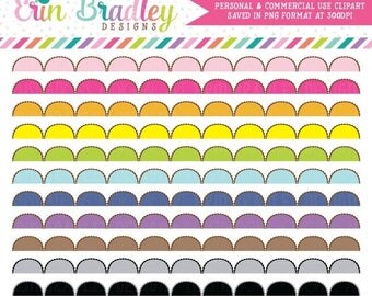 SALE 1200 lace borders scalloped borders digital scrapbooking