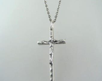 Solid Cross Necklace Heavy Cross Necklace Men's