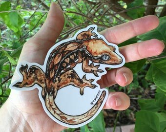 Gecko decal | Etsy