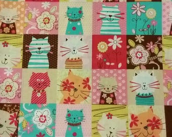 Patchwork cats | Etsy